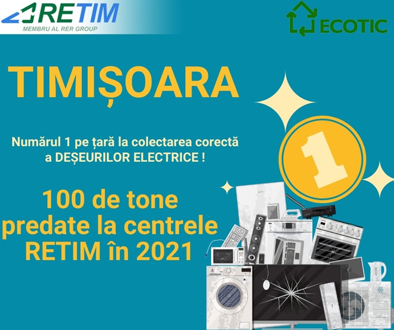 Timisoara, numarul 1 in tara la colectarea corecta a deseurilor ...