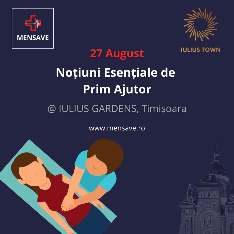 8 din 10 romani nu stiu sa acorde primul ajutor. In weekend, in Iulius Town Timisoara poti ...