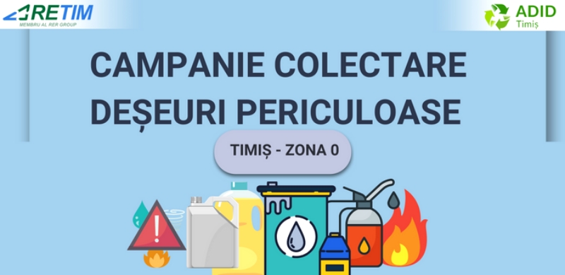 RETIM si ADID Timis, campanie dedicata colectarii deseurilor ...