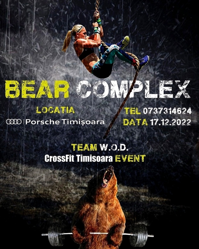 BEAR COMPLEX. Initiatorul miscarii CrossFit in Romania aduce la ...