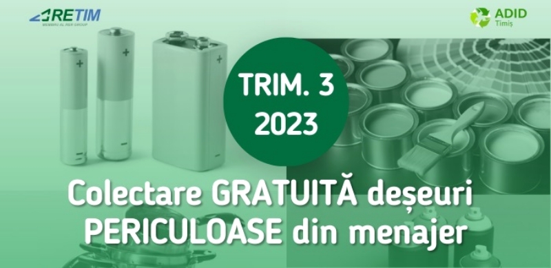 RETIM: Incepe o noua campanie de colectare GRATUITA a deseurilor ...