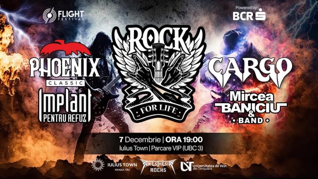 Rock for Life! Cele mai iubite trupe din Timisoara, intr-un concert ...