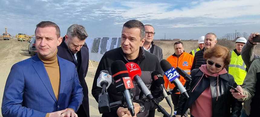 Ministrul Sorin Grindeanu, vizita de lucru pe santierul centurii ... Ministrul Sorin Grindeanu, vizita de lucru pe santierul centurii ...