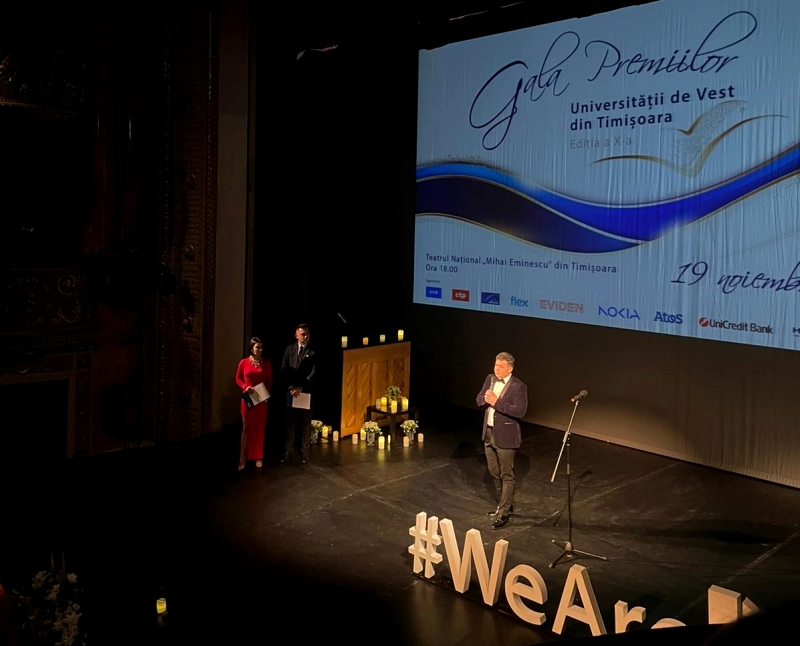 Gala Premiilor UVT 2024: "Un moment de reflectie asupra misiunii ...