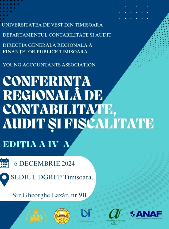Conferinta Regionala de Contabilitate, Audit si Fiscalitate de la ...
