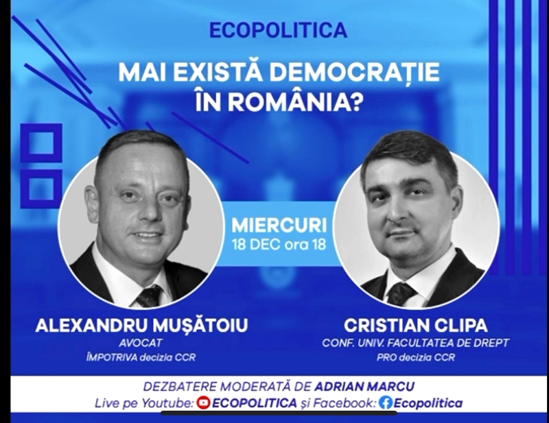 Avocatii Cristian Clipa si Alexandru Musatoiu, in dezbaterea momentului ...