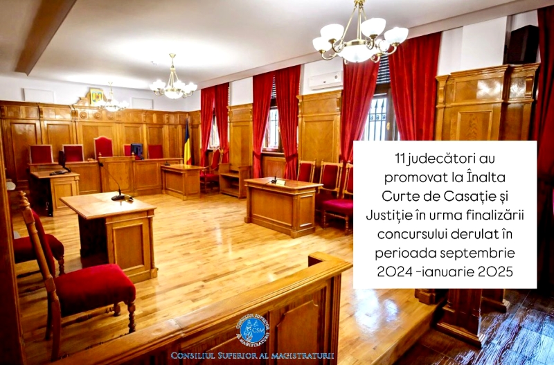 O judecatoare de la Curtea de Apel Timisoara a promovat la Inalta Curte de Casatie si Justitie ...