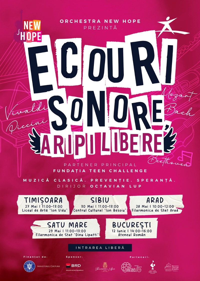"Ecouri Sonore, Aripi Libere" / Turneu national de muzica clasica si ...