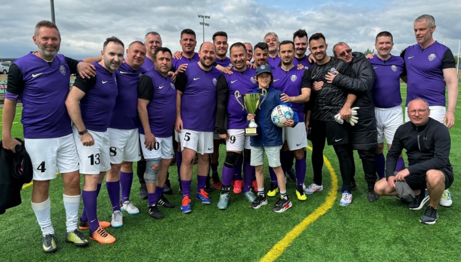 Echipa de fotbal a magistratilor din Timisoara, condusa in teren de ...