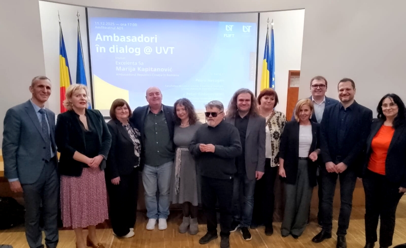 „Ambasadori la UVT”: Marija Kapitanović, ambasadorul Republicii Croatia ...