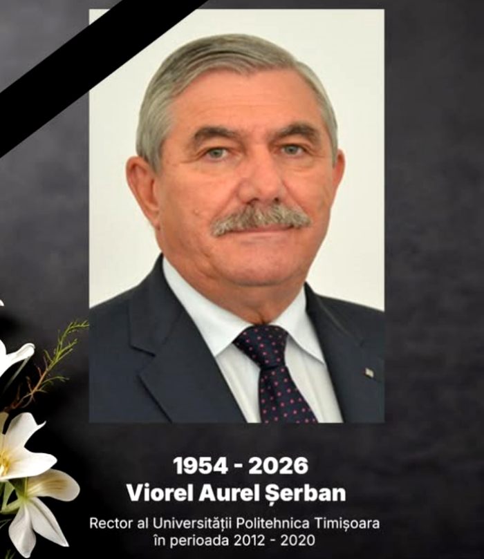 Doliu in mediul academic din Timisoara: A murit prof.univ.dr. Viorel ...